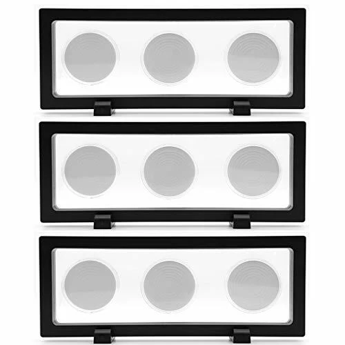 3 COIN DISPLAY Case | 3D Floating Frame Holder Collection Exhibit ...