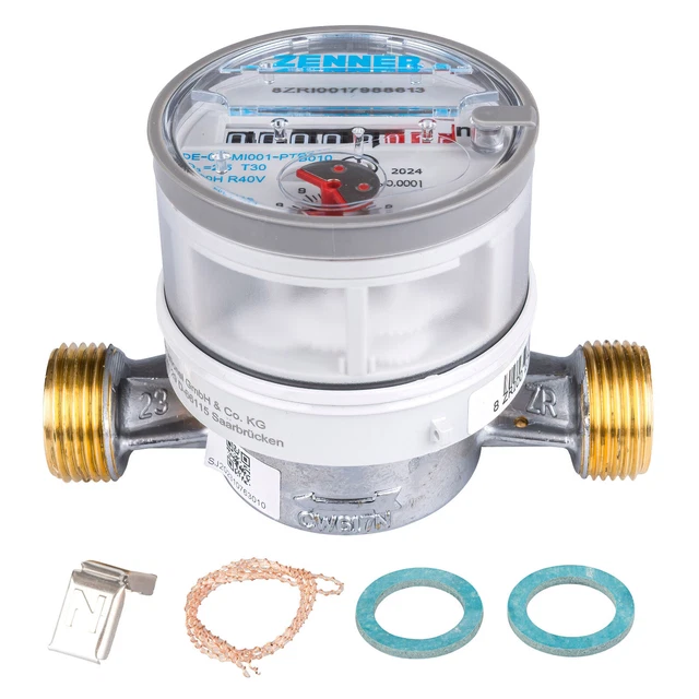 2025 WASSERZÄHLER ETKD-M, Q3 = 2,5 ( QN 1,5) BL 110 mm, kalt Zenner EUR 21,90 - PicClick DE