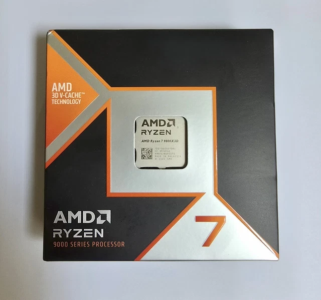 AMD RYZEN 7 9800X3D CPU - 8 cores/16 threads, 104MB Cache - NEW ...