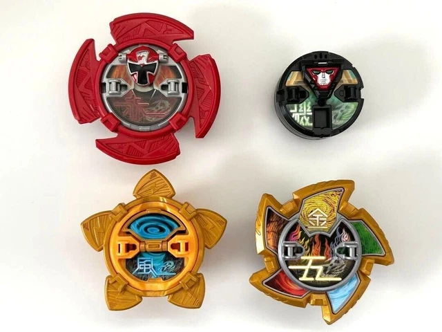 SHURIKEN SENTAI NINNINGER NinShuriken Rojo Goton Furai Otomo Power ...
