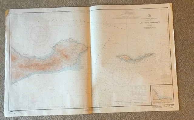 Vintage Maritime Charts FOR SALE! - PicClick UK