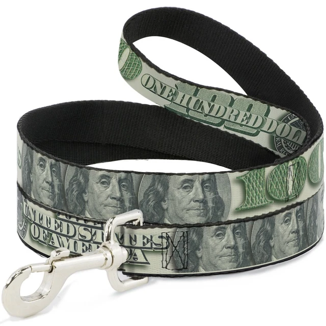 DOG LEASH 100 Dollar Bill C/U/Triple Benjamin (US IMPORT) $44.88 ...