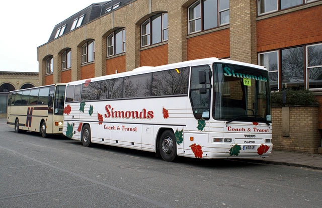 SIMONDS BOTESDALE 4512UR volvo-plax cambridge 6x4 Quality Bus Photo £2. ...
