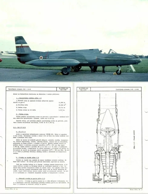 SOKO J-21 JET J-1 Hawk Jastreb Manual 1970's Yugoslavia PDF rare ...