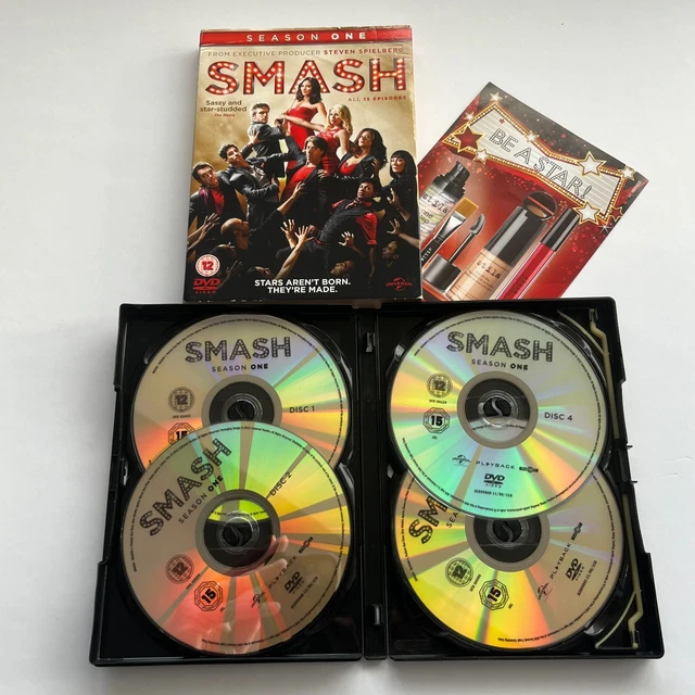 SMASH DVD COMPLETE Series 1 (4 discs 15 episodes) Musical Drama TV ...