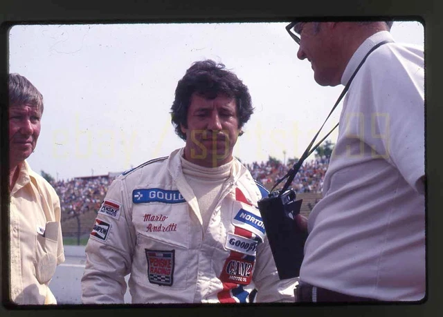 MARIO ANDRETTI - 1978 Ontario Motor Speedway - Toboggan de course ...
