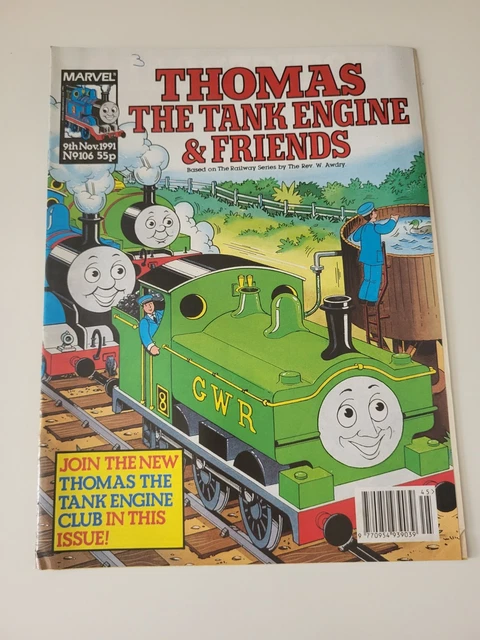 THOMAS THE TANK Engine And Friends No. 106 Marvel Comics 9th Nov 1991 £11.12 - PicClick UK