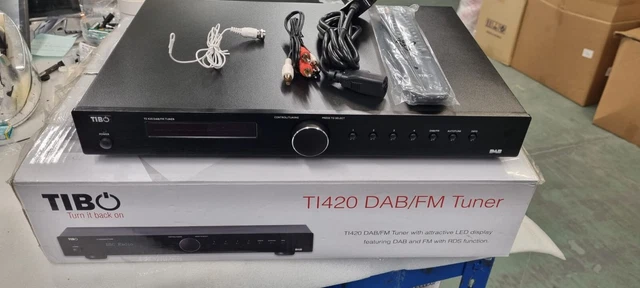 TIBO TI420 DIGITAL Dab/fm Stereo Tuner Separates TI 420 Black £199.99 ...