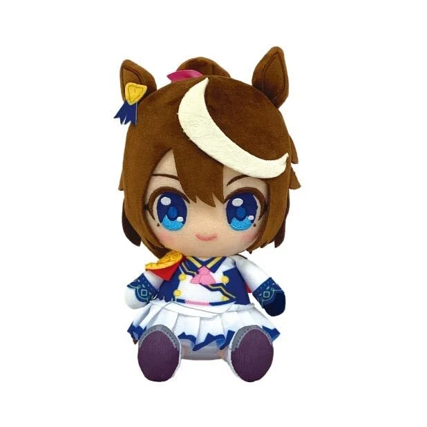 BANDAI UMA MUSUME Pretty Derby Tokai Teio Chibi Plush Doll 16.5cm ...