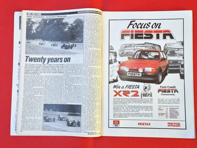 AUTOSPORT 21 JULY 1988* ENNA F3000 - INDYCAR TORONTO - FF1600 STAR of ...