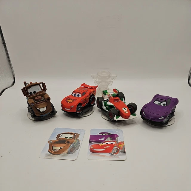 DISNEY INFINITY CARS set - Lightning McQueen Mater Holley Shiftwell ...