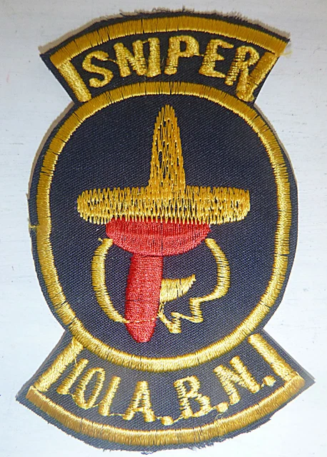 COMANCHEROS - SNIPER PATCH - US 101st AIRBORNE PARATROOPERS - Vietnam ...