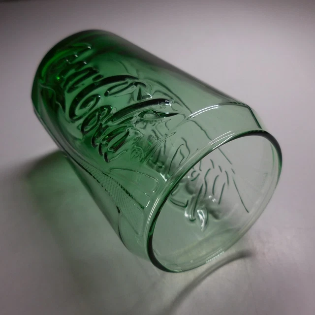 N23.154 GLASS CRYSTAL Green Transparent Coca-Cola Mcdonald’S USA Art ...