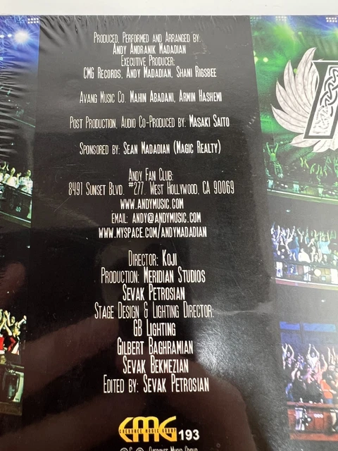 ANDY LIVE AT the Kodak Theatre Hollywood DVD $39.95 - PicClick AU