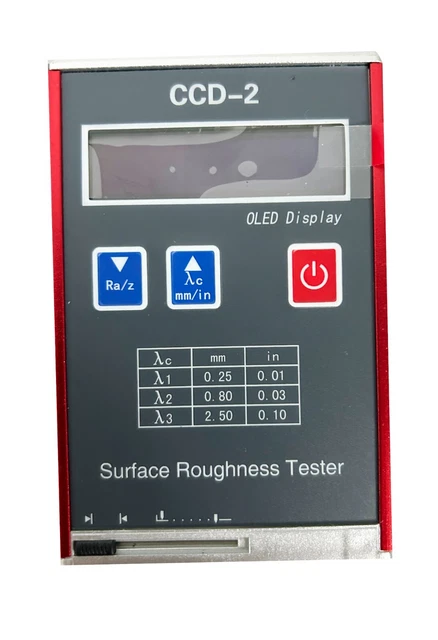 DIGITAL SURFACE ROUGHNESS Tester Ra Rz Rq Rt Profile Gauge Measuring ...