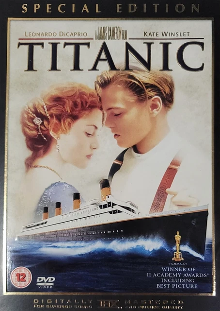 TITANIC DVD (2005) Leonardo DiCaprio, ORIGINAL UK ISSUE 2 x DVD BOX SET ...