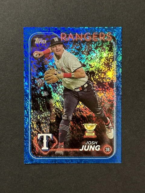 JOSH JUNG 2024 Topps Series 2 Rookie Cup Lamina Blu Parallela Texas Rangers/999 EUR 1,85 ...