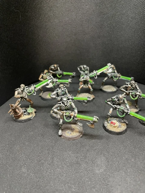 WARHAMMER 40K NECRON Krieger Lord Canoptek Spider Monolith cacciatori ...