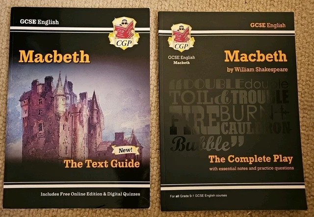 MACBETH THE CCOMPLETE Play The Text Guide GCSE English CGP Books £9.99 ...