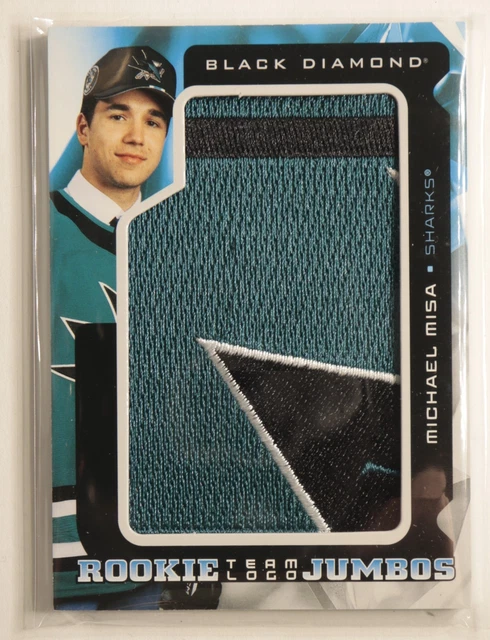 2025-26 UD BLACK Diamond Rookie Jumbos Team Logo RTL-MM Michael Misa ...