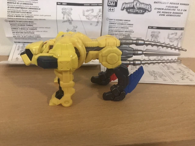 POWER RANGERS SPD Battlized Figure Armour K-9 Dogs Weapons Instructions ...