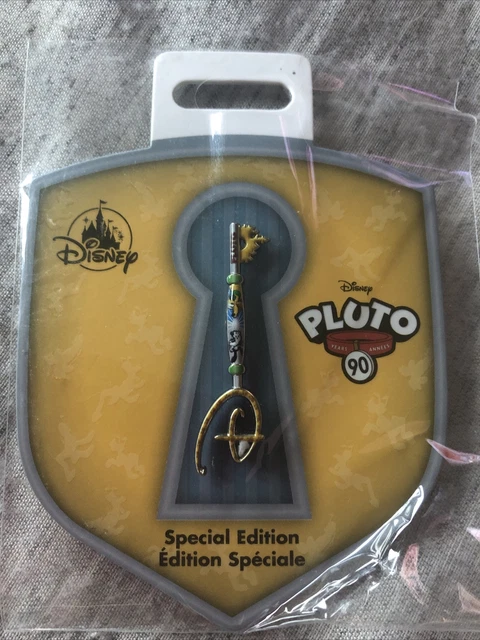 DISNEY’S PLUTO 90TH Anniversary Opening Ceremony Key Pin Badge Limited ...