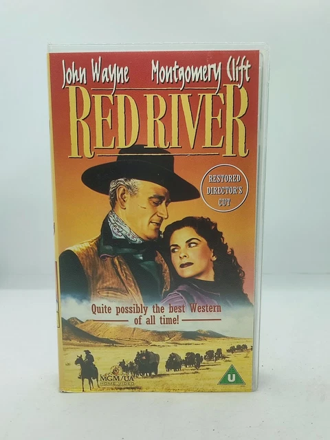 RED RIVER, STARRING John Wayne On VHS Video Cassette Tape £6.99 ...