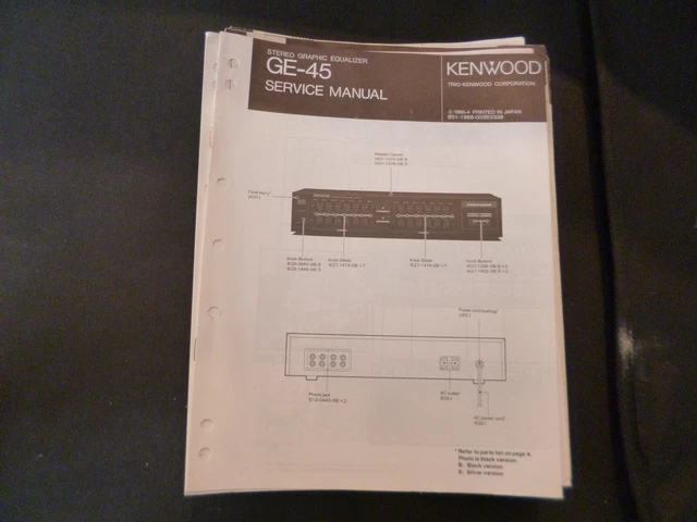 ORIGINAL SERVICE MANUAL Schaltplan Kenwood KT-28 EUR 12,50 - PicClick DE