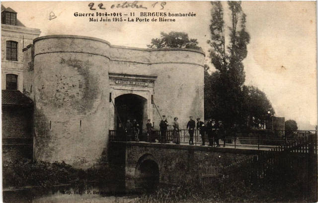 CPA GUERRE 1914-1915 BERGUES bombardée Mai-Juin 1915 La Porte de (512608) EUR 7,99 - PicClick FR