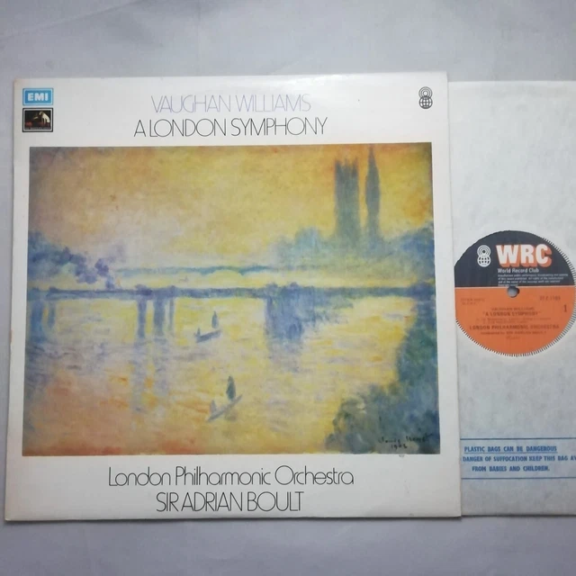 WORLD RECORD CLUB LP STZ 1193: Vaughan Williams - A London Symphony ...