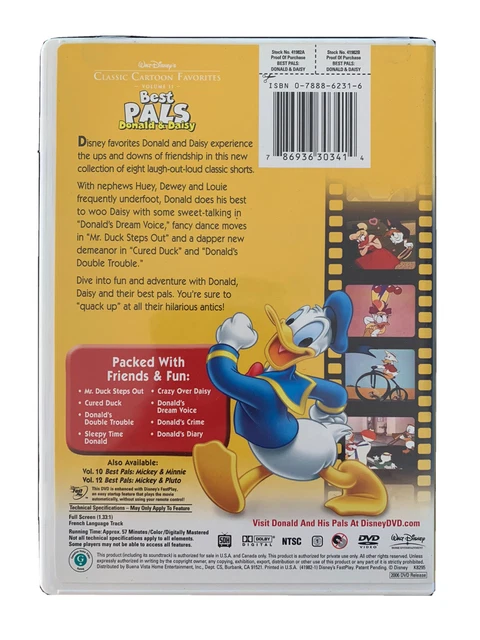 DISNEY CLASSIC CARTOON Favorites Vol. 11 - Best Pals: Donald & Daisy ...