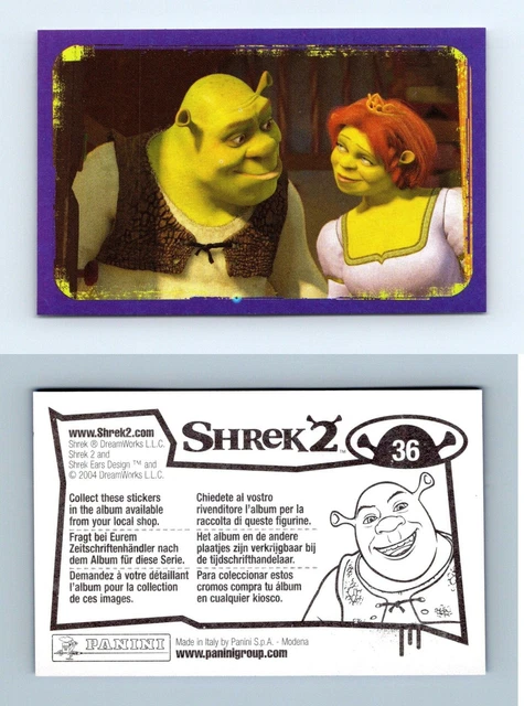 SHREK 2 #36 Panini 2004 Dreamworks Sticker £0.99 - PicClick UK