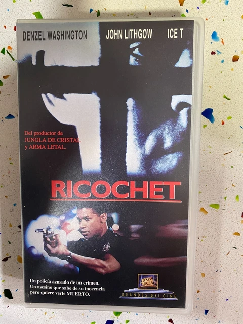 RICOCHET VHS NASTRO Denzel Washington John Lithgow Ice T EUR 29,64 ...