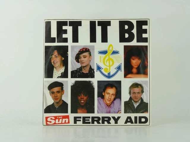 FERRY AID LET IT BE (1) (18) 2 Track 7" Single including Picture Sleeve ...