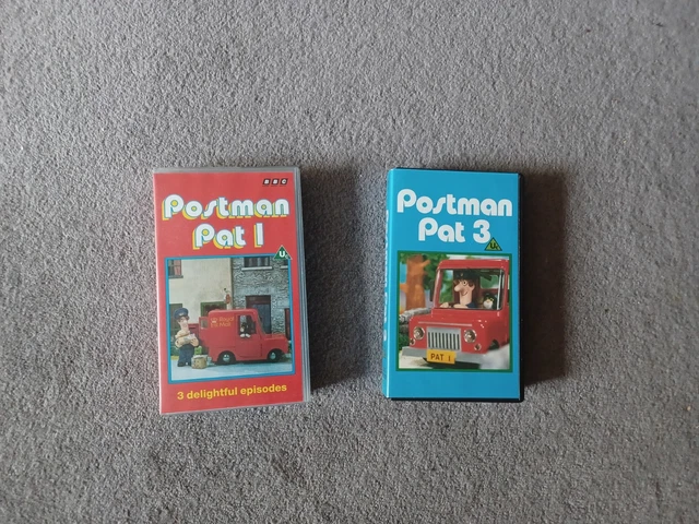 POSTMAN PAT 1 and Postman Pat 3 VHS X2. Classic Children's Favourites ...