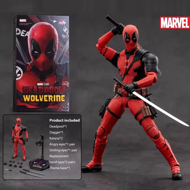 FIGURINE D'ACTION DEADPOOL originale Marvel ZD Toys 18 Cm Collection ...