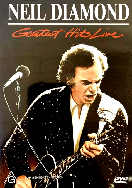 NEIL DIAMOND : Greatest Hits Live 1988 : NEW DVD : *RARE OOP* $27.99 ...