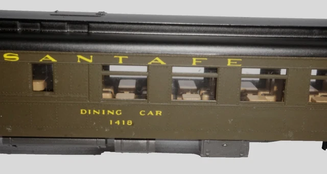 RIVAROSSI HO 2732 A T & S F Dining Car running no 1418 £9.99 - PicClick UK