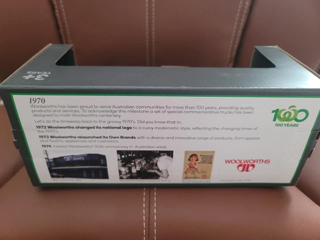WOOLWORTHS 100 YEARS Limited Edition Model Truck Ford Pickup 1970 BRAND ...