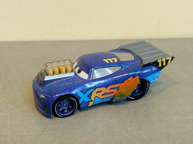 VOITURE DISNEY CARS 3 // Ralph Carlow N°117 // Métal 1/55eme FLASH ...