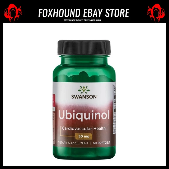 SWANSON UBIQUINOL 50MG - 60 Softgels £30.39 - PicClick UK