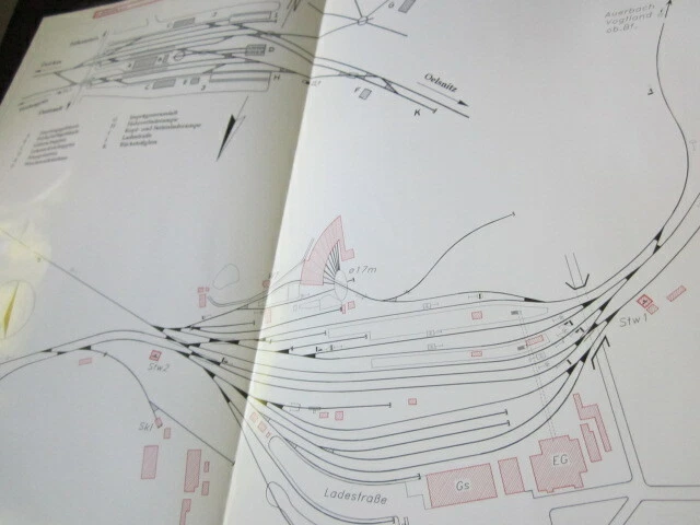 BAHNHOF N UND Gleisplan Falkenstein Vogtland 6S Sachsen EUR 6,50 ...