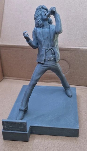 LED ZEPPELIN FIGURE Robert Plant Statuette plastic PLA Model 150mm £21. ...