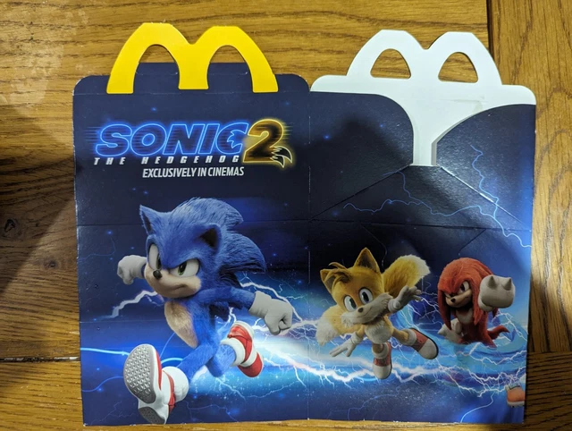MCDONALDS &SONIC THE HEDGEHOG 2 HAPPY MEAL BOX" 2022 NEW & NEVER USED... £1.99 - PicClick UK