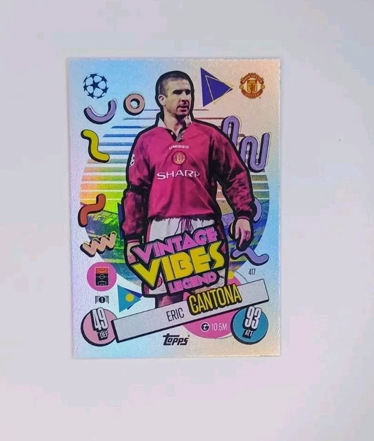 TOPPS MATCH ATTAX CL 2024-25 24-25 Vintage Vibes Legend Eric Cantona n.417 EUR 3,27 - PicClick IT