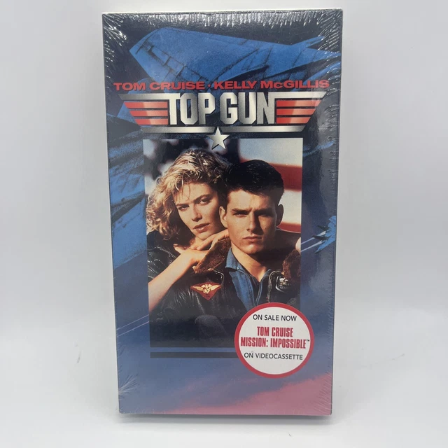 TOP GUN VHS Factory Sealed Paramount 1986 VHS Tape Security Seal £9.38 ...