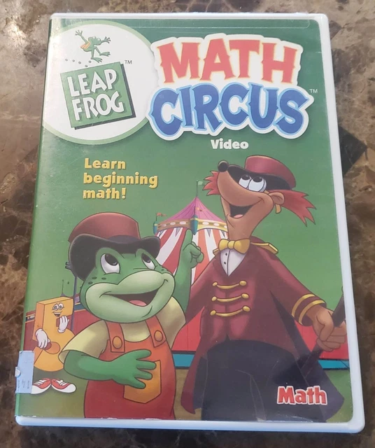 *DVD MOVIE LEAP Frog Math Circus Video - Learn Beginning Math! $5.39 ...