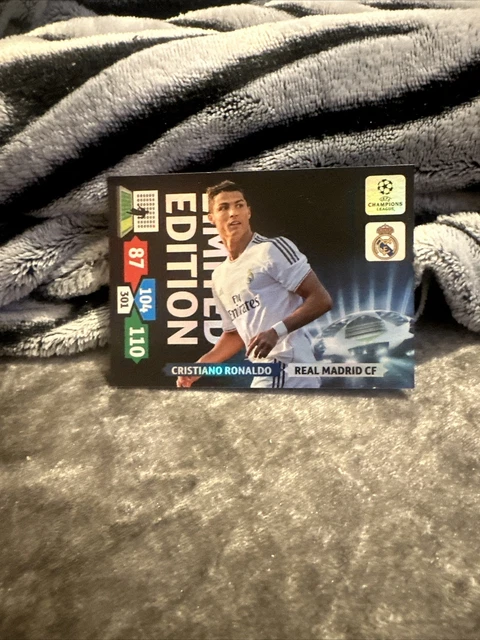 CRISTIANO RONALDO LIMITED Edition card UEFA CHAMPIONS LEAGUE 2013 2014 ...