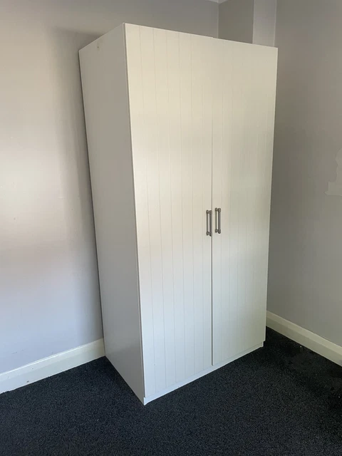IKEA PAX DOUBLE wardrobe £45.00 - PicClick UK