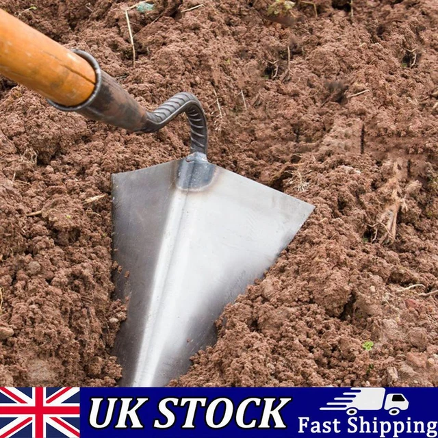 SMALL TIP HOE Triangle Plowing Hoe Hand Plow/Manual Plough Rake Hoe ...